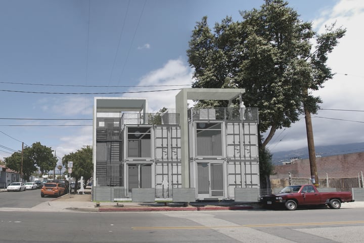 Mixed-Use Commercial Shipping Container