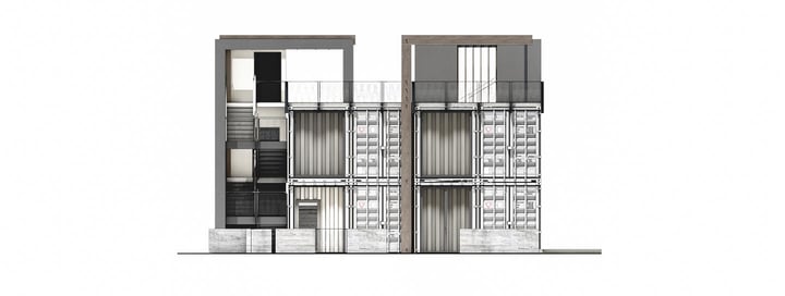 Mixed-Use Commercial Shipping Container