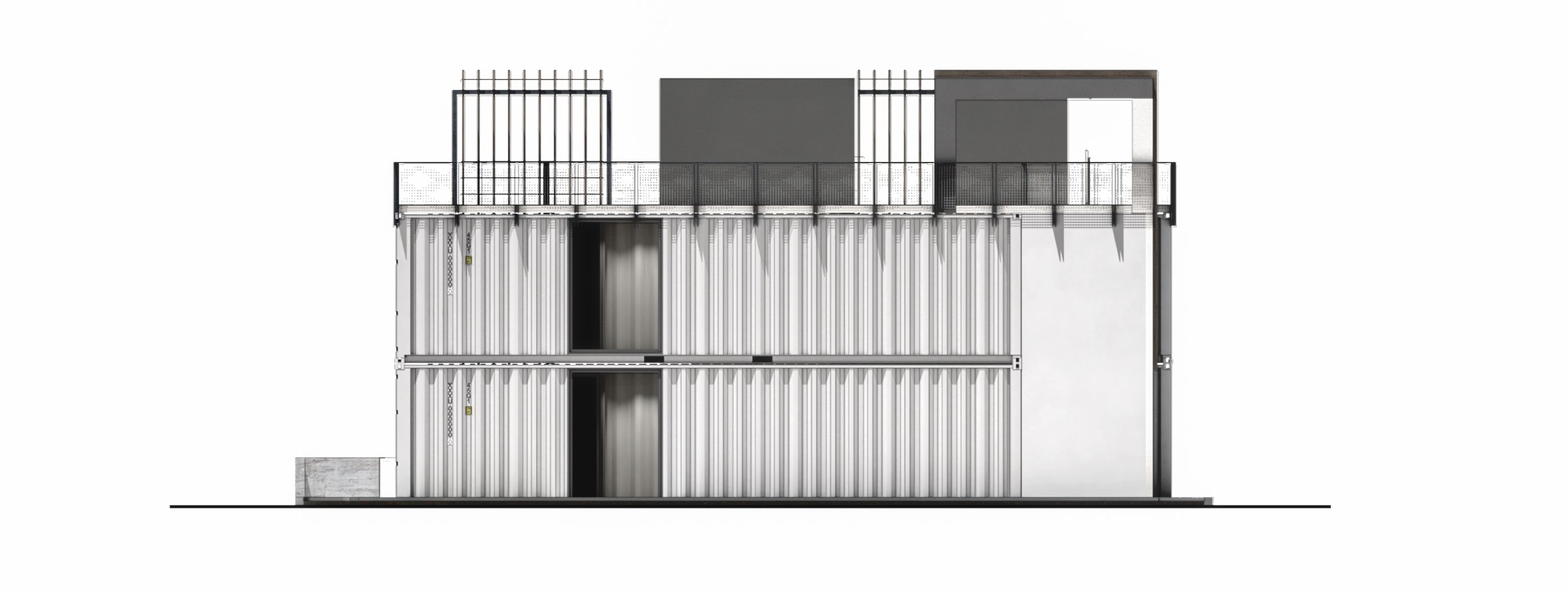 Mixed-Use Commercial Shipping Container