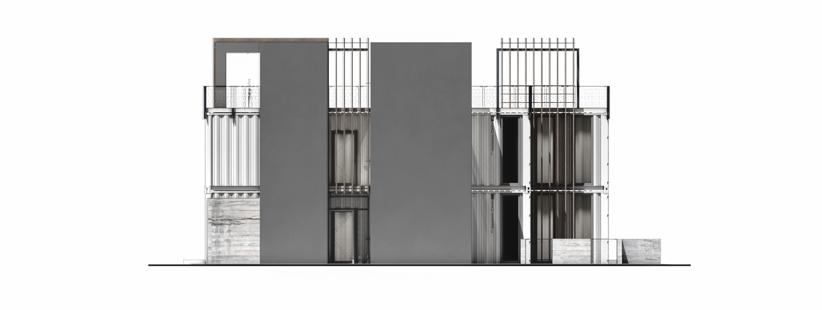 Mixed-Use Commercial Shipping Container