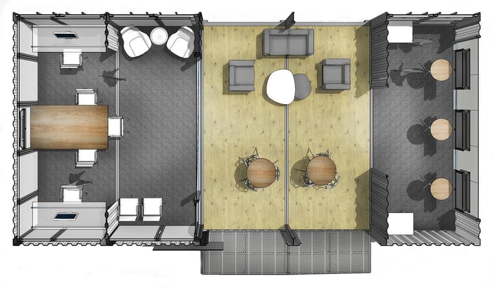 ME:OU MODULAR EXPANDABLE OFFICE UNIT